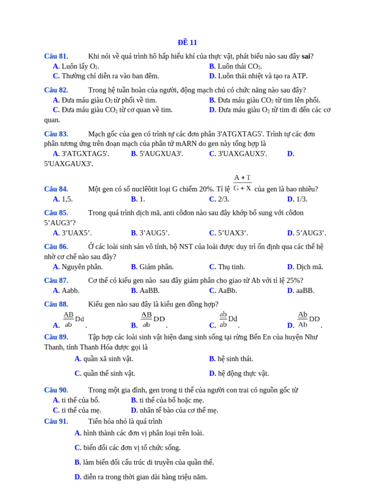 ĐỀ LUYỆN HUY TT | PDF