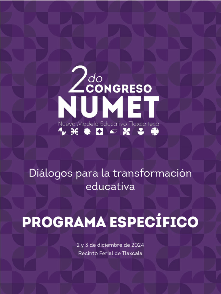 Congreso NUMET 2024: Transformación Educativa | PDF | Conocimiento ...