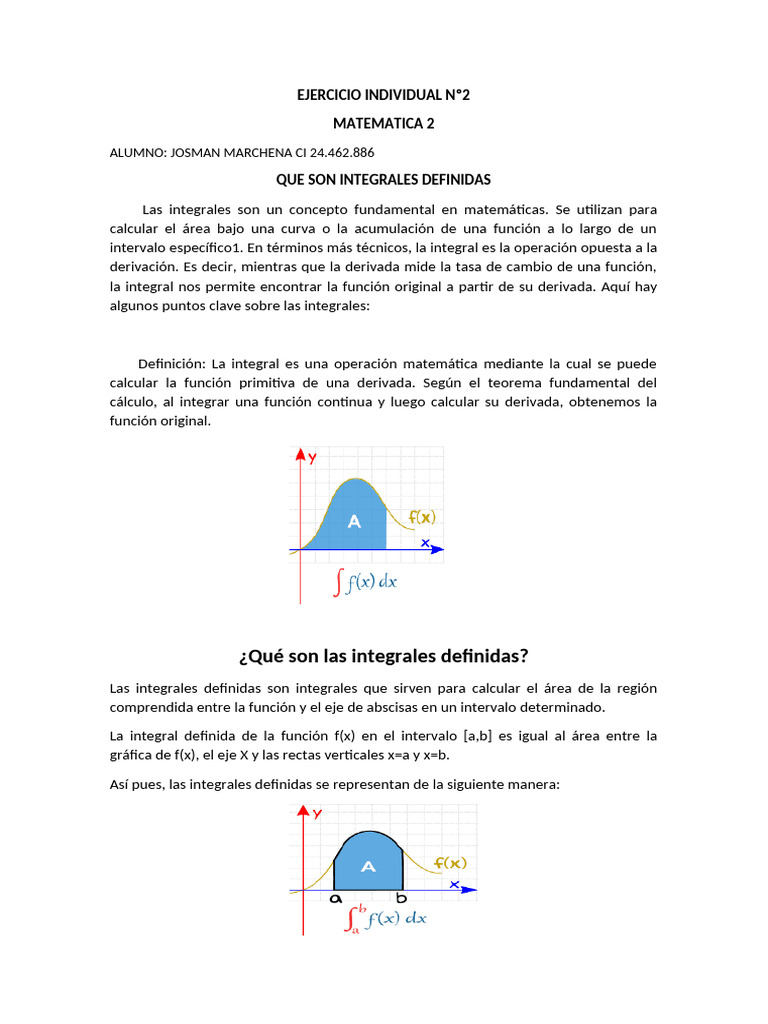 Ejercicio Individual Nº2 | PDF | Integral | Rotación