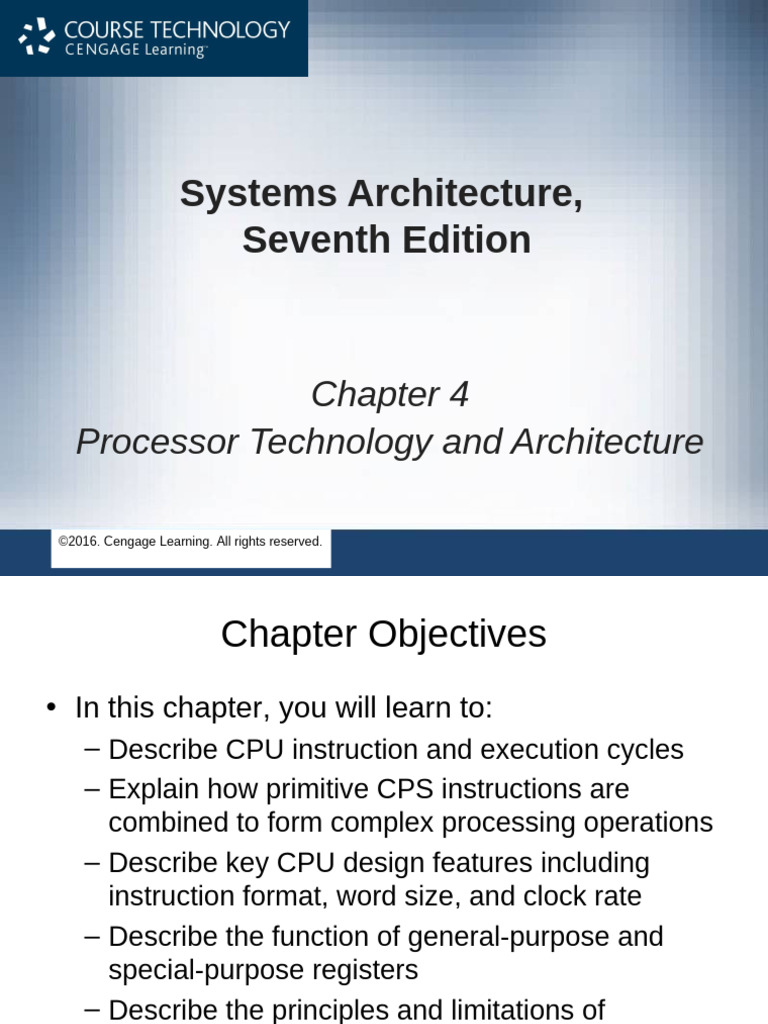 Sa7e PPT ch04 | PDF | Central Processing Unit | Input/Output