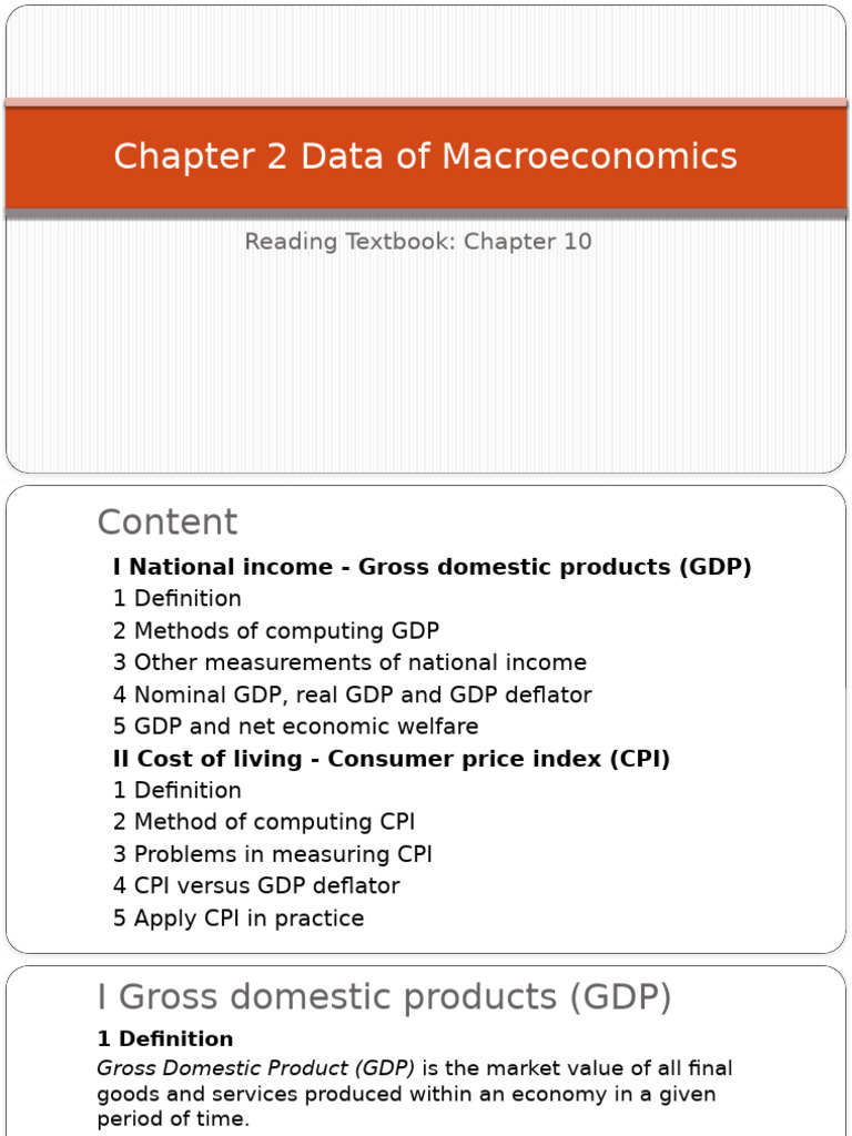 Chap 2 | PDF | Cost Of Living | Gross Domestic Product