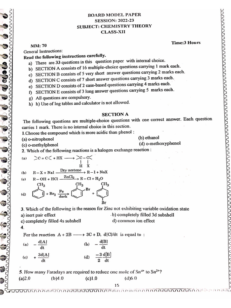 Sample Set 2 2022 | PDF