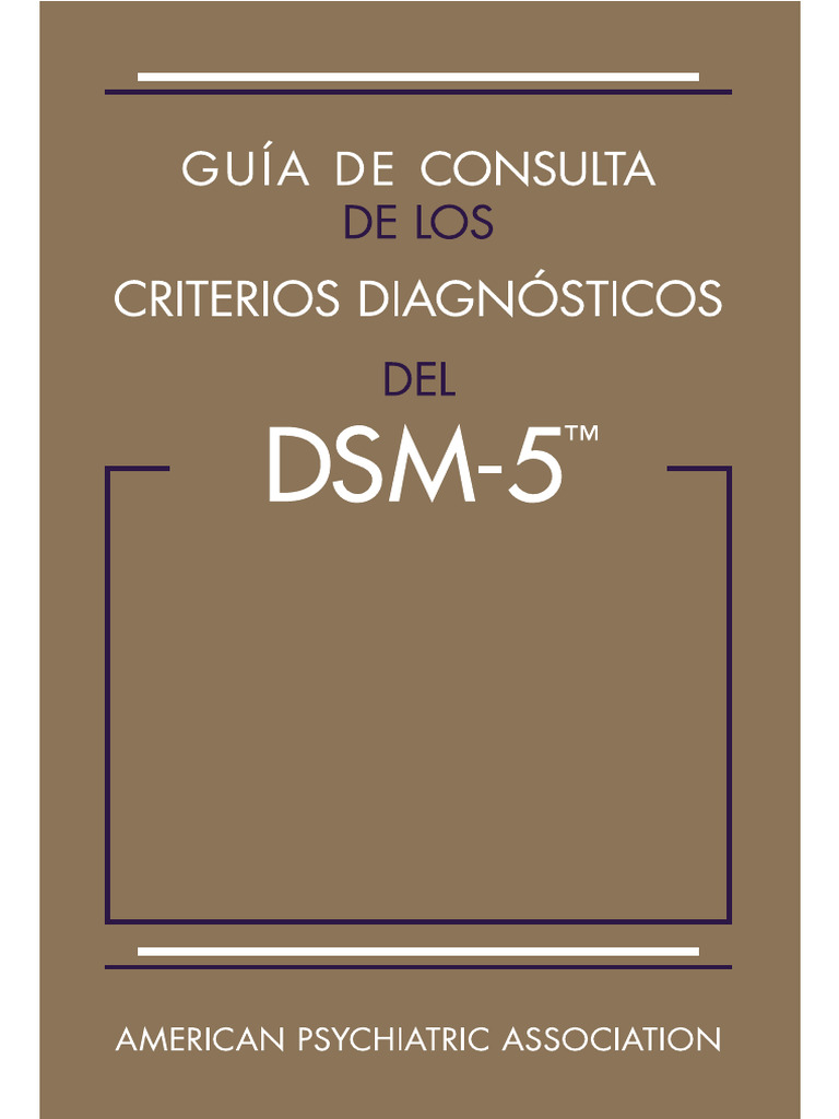 DSM V | PDF