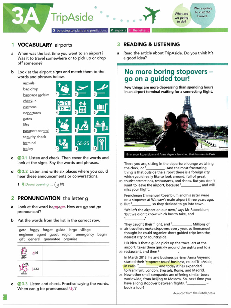 EF 4 Pre Inter U3 | PDF