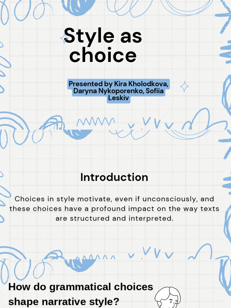 Style As Choice | PDF | Grammar | Thought