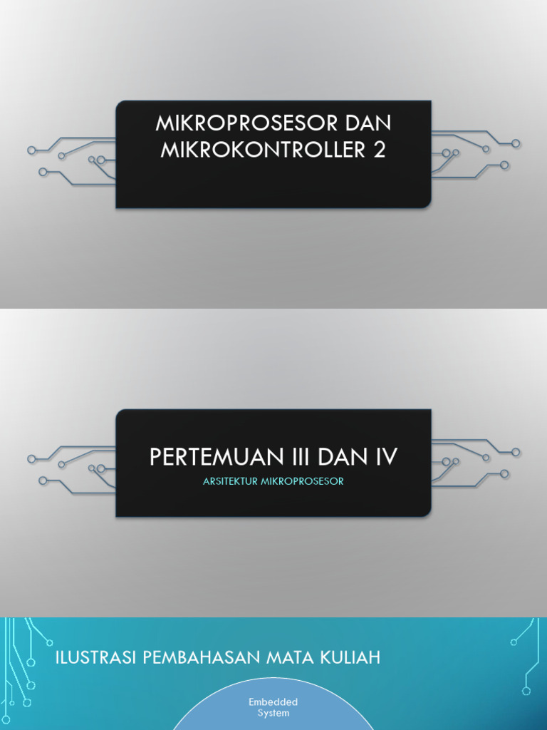 Arsitektur Mikroprosesor | PDF