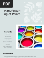 Manufacturing Process of Paints | PDF | Paint | Mill (Grinding)