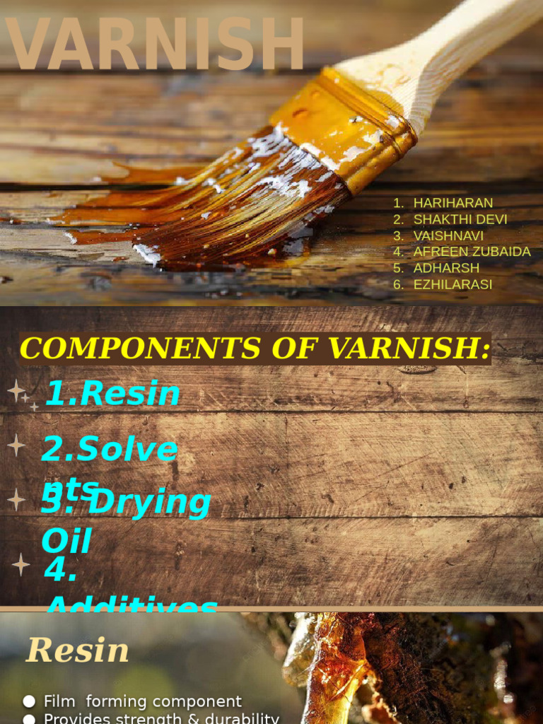 Varnish Types and Applications Guide | PDF | Varnish | Conservation And Restoration Materials