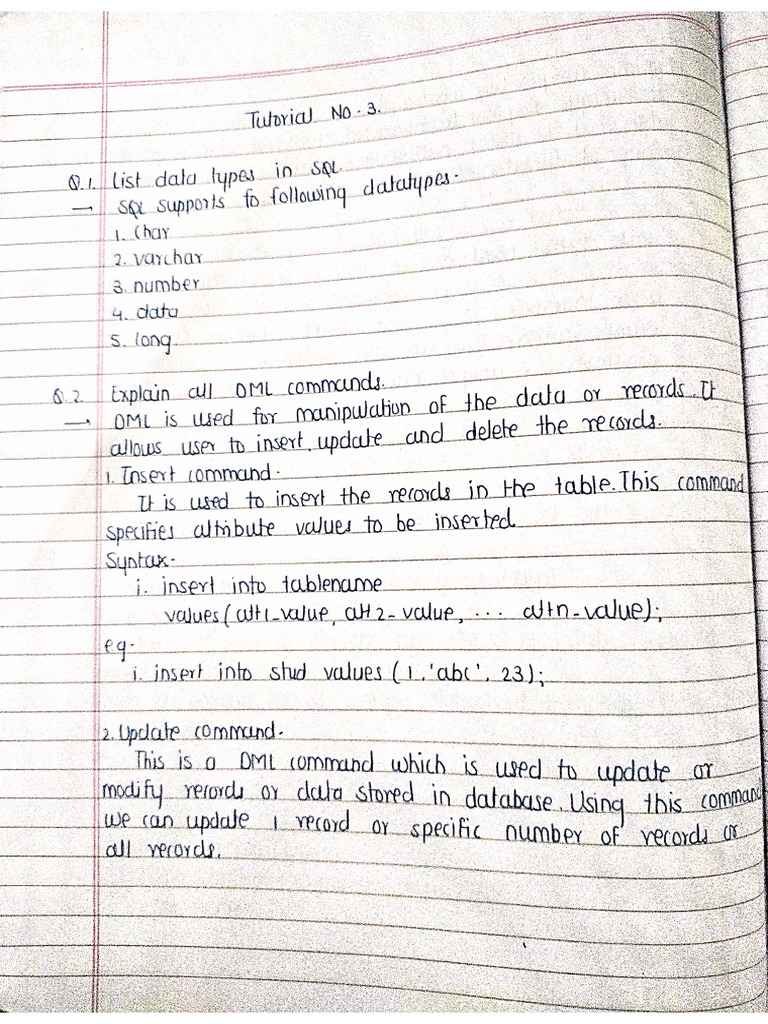 Tutorial 3 Dms | PDF