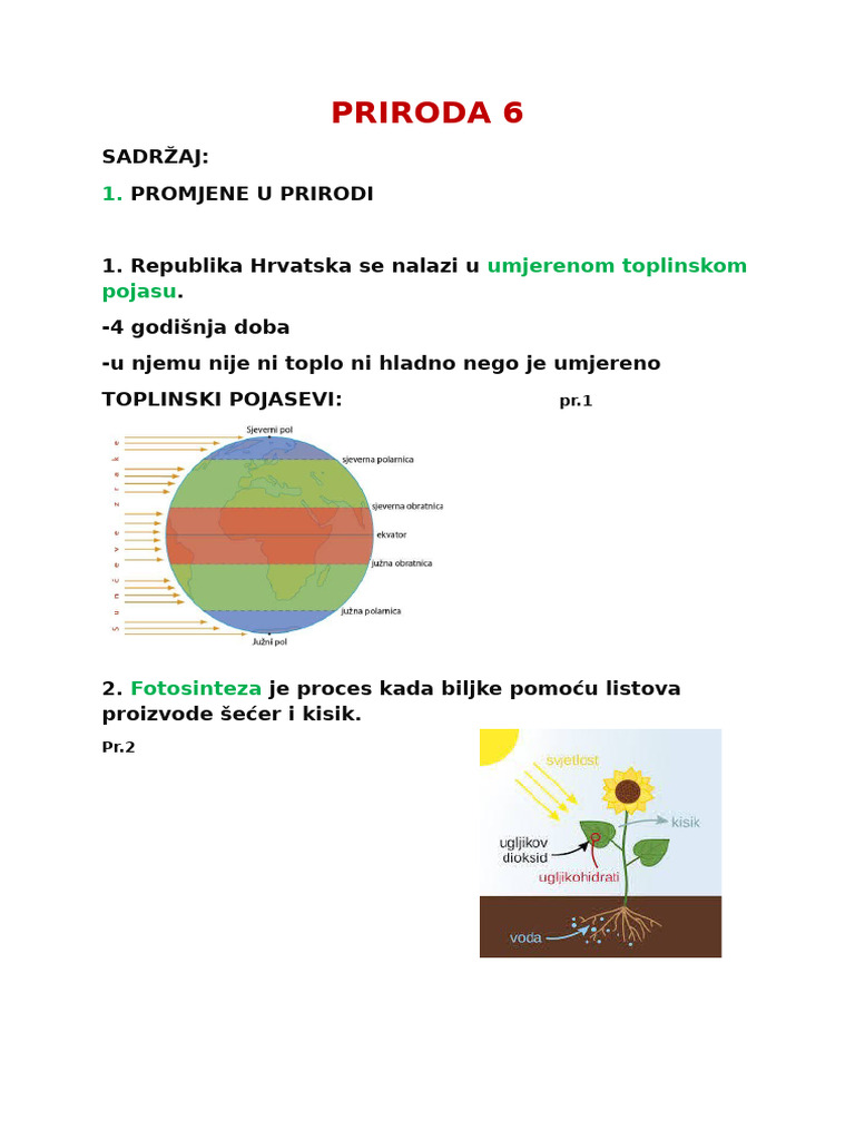 Priroda 6 | PDF