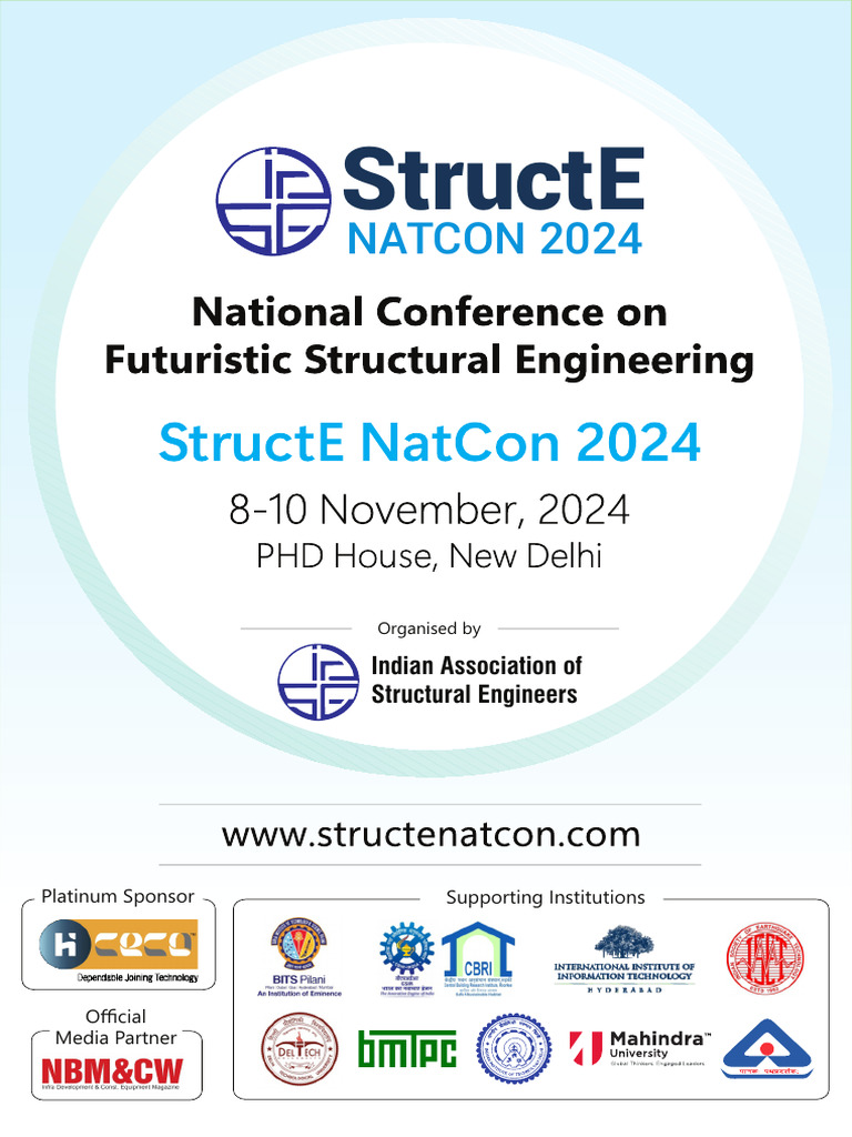 StructE NATCON 2024: Structural Engineering Conference | PDF