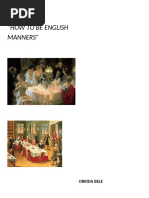Etiquette Quiz | PDF | Foods