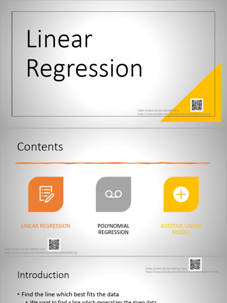 Lecture 3 Linear Regression 1 Pdf Statistical Inference