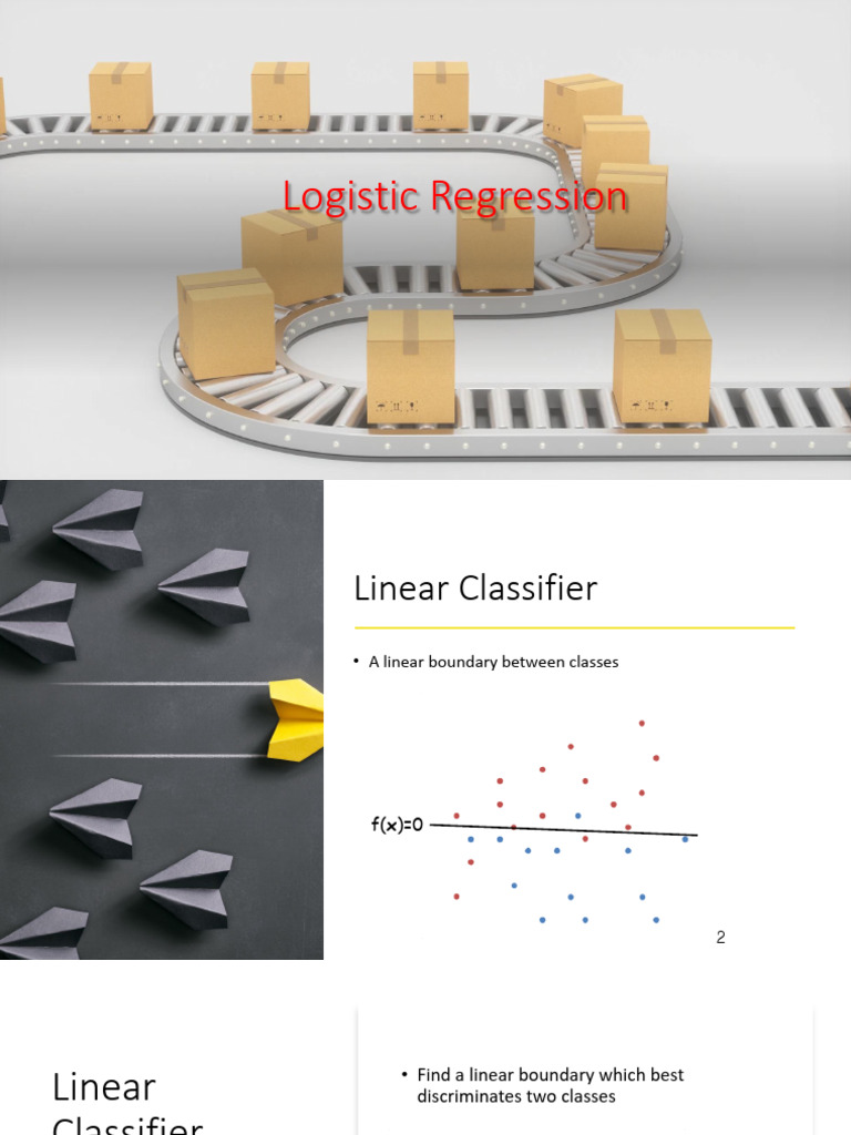 Lecture-4 Logistic Regression - New | PDF | Logistic Regression ...