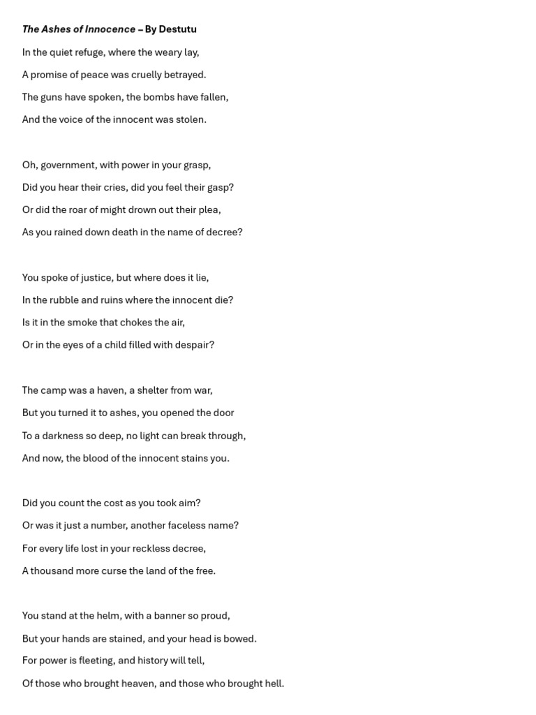 The Ashes of Innocence | PDF