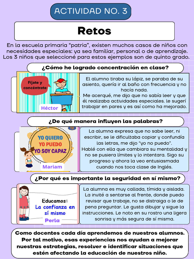 Retos. Act. No. 3. Nora Noemi Cortés. Tutoría Mtro. César Gómez ...