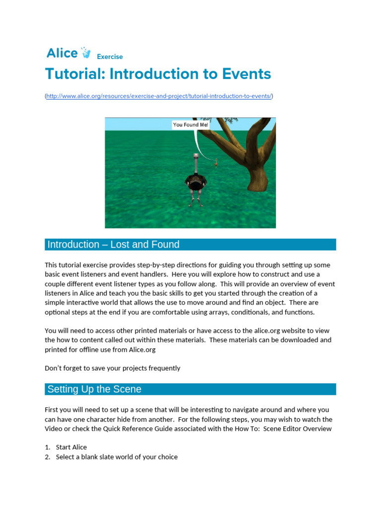 Tutorial Introduction To Events | PDF | Parameter (Computer Programming ... Tutorial Introduction To Events | PDF | Parameter (Computer Programming ...