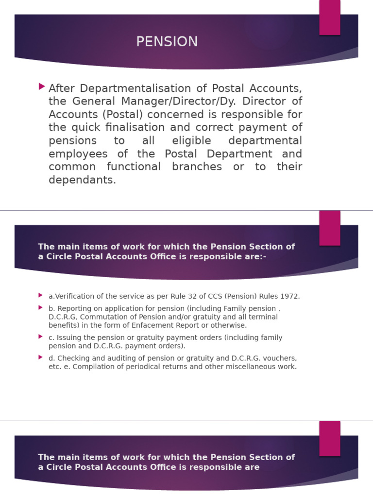 PAM VoL I Part II | PDF | Audit | Pension