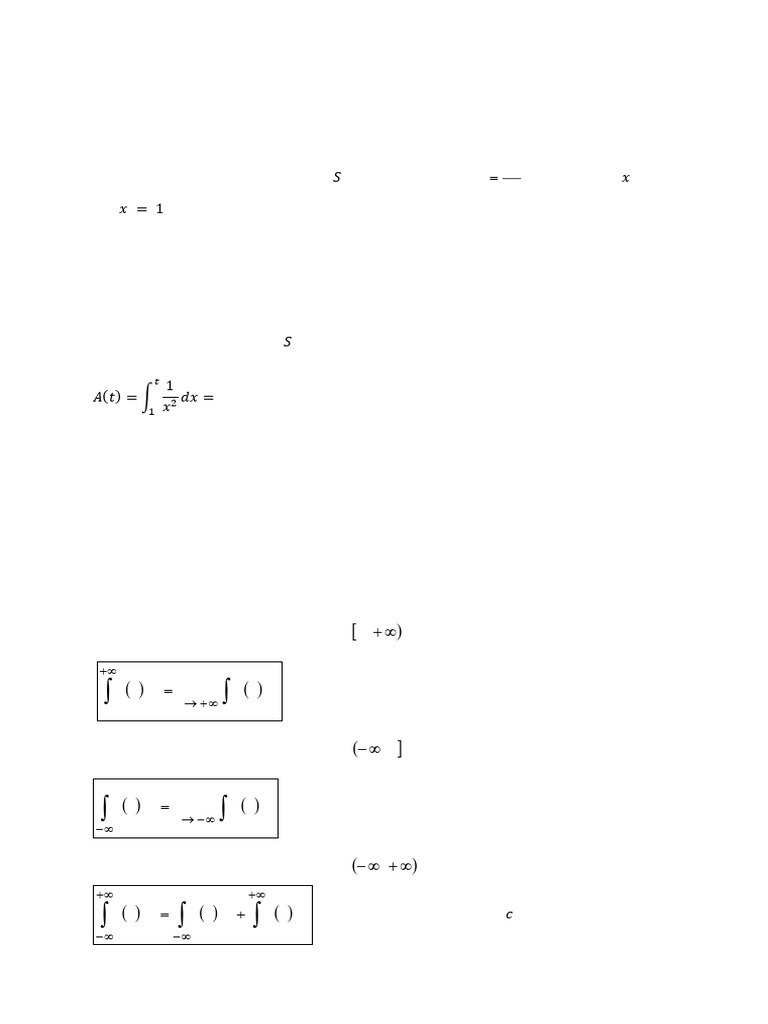 Aula 5-Integrais Improprias | PDF | Integrante | Limite (Matemática)