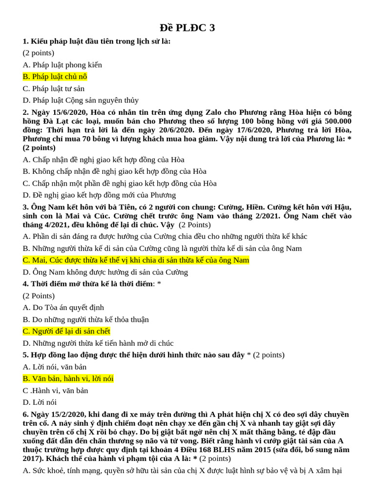 Đề thi HK1 -2022 | PDF