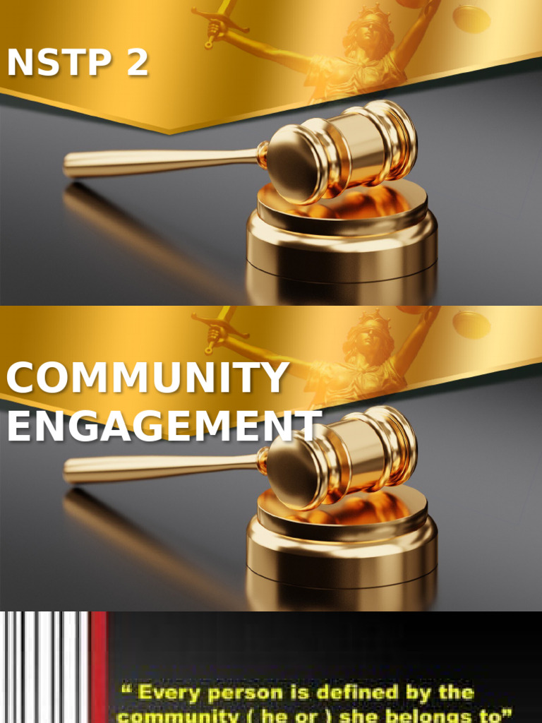 NSTP Community Engagement | PDF