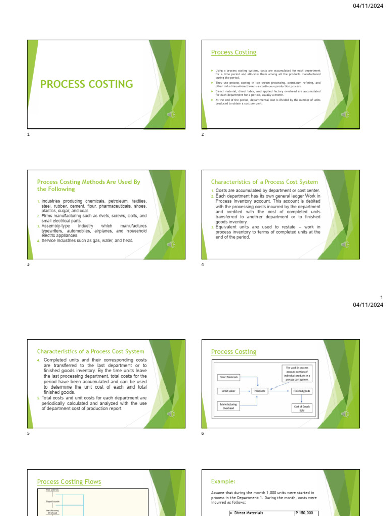 Process Costing Part 1 | PDF | Weighted Arithmetic Mean | Business