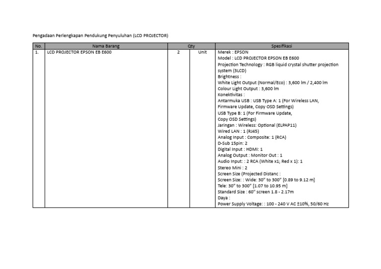 Spektek Mikom LCD PROJECTOR | PDF | Liquid Crystal Display | Video