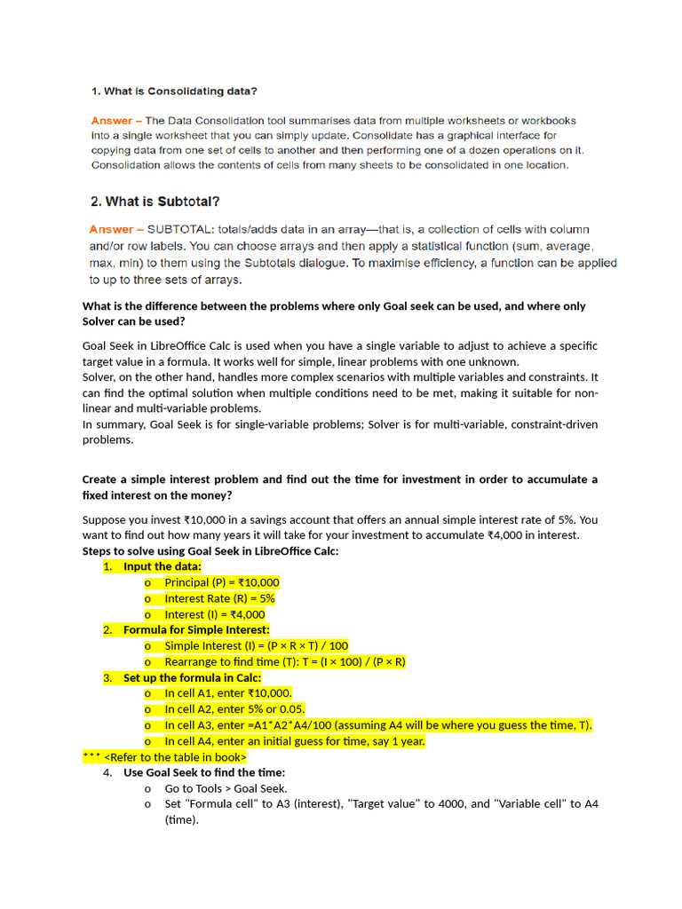 Electronics Spreadsheet Q&A | PDF | Parameter (Computer Programming) | Spreadsheet