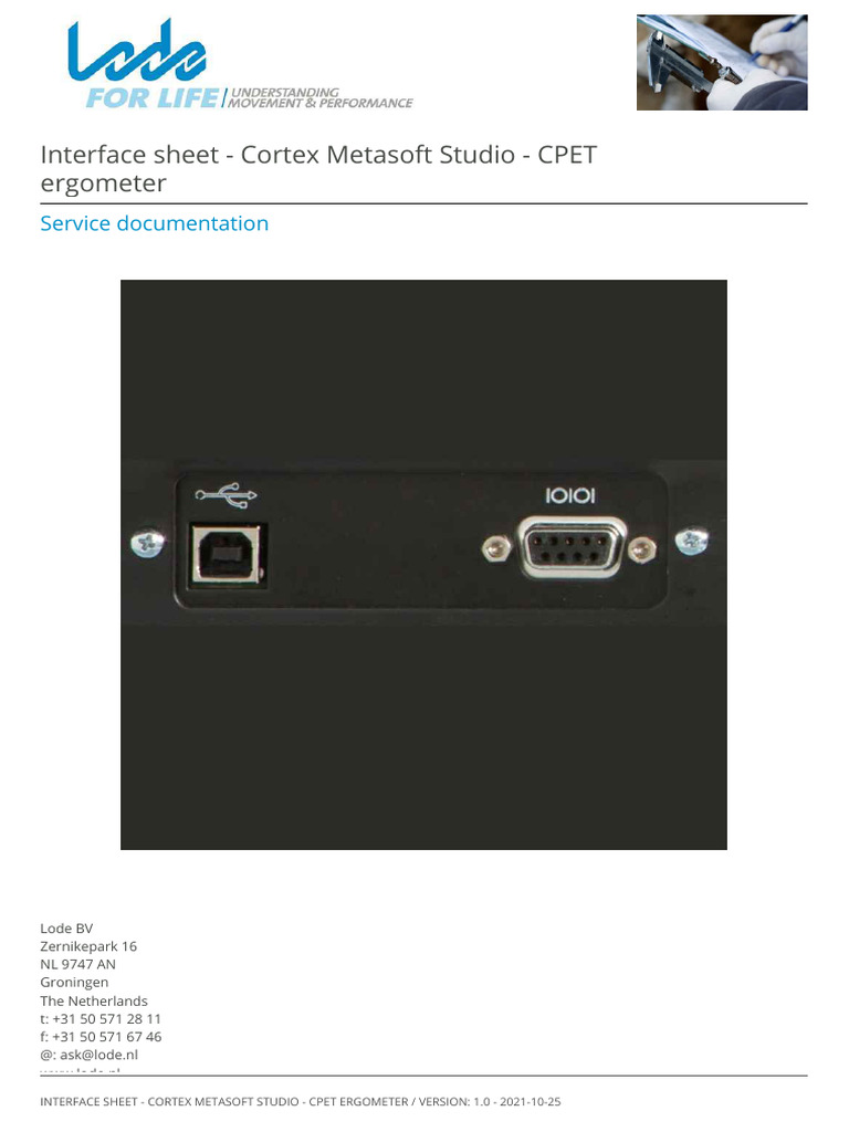 Interface Guide: Cortex Metasoft CPET | PDF | Usb | Device Driver