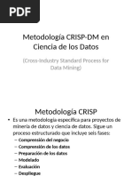 Metodología CRISP-DM en Data Mining | PDF | Datos | Procesamiento de datos