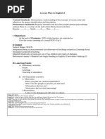 4as Semi-Detailed Lesson Plan | PDF | Habitat | Lesson Plan