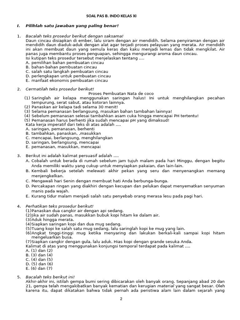 Pas Xi Bindo 2020 | PDF