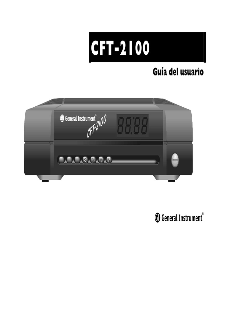 General Instrument CFT 2100 | PDF