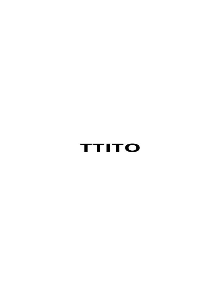 TTITO | PDF