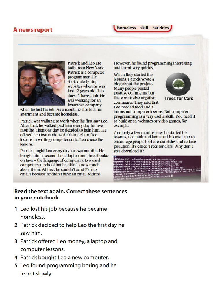 Reading Practice. Unit 2 | PDF