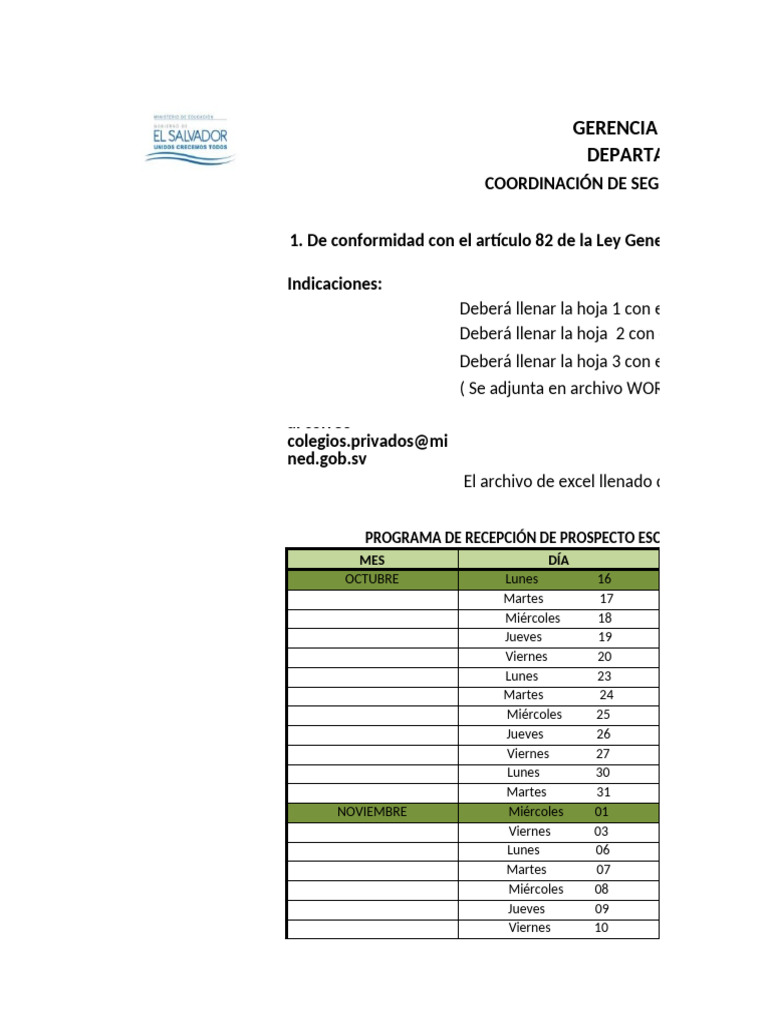 Formato de Planta Docente y Prospecto 2018 | PDF