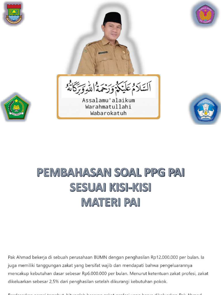 Pembahasan UP PAI Sesuai Kisi-Kisi Pak Sakib Dari Banten | PDF