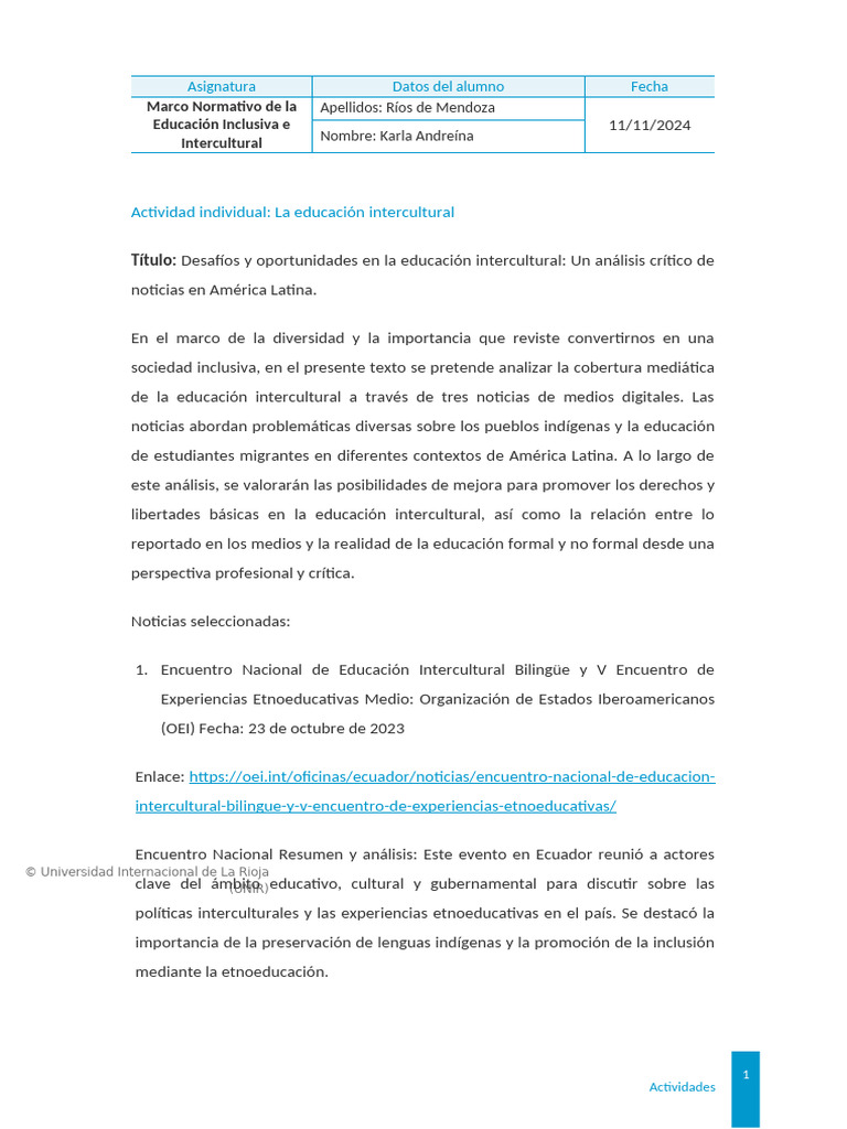 Inclusiva2 - Act1 SKJH | PDF | Plan de estudios | Maestros