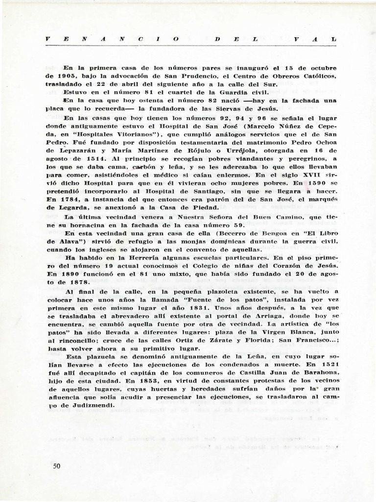 Venancio Del Val | PDF