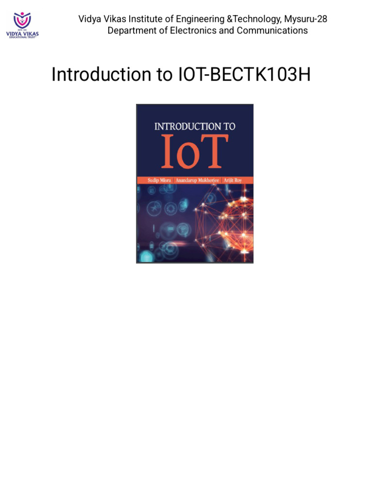 Iot Module1 | PDF | Osi Model | Internet Protocol Suite
