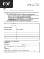 Unisa DSAR03 Address Change Form | PDF | Mail