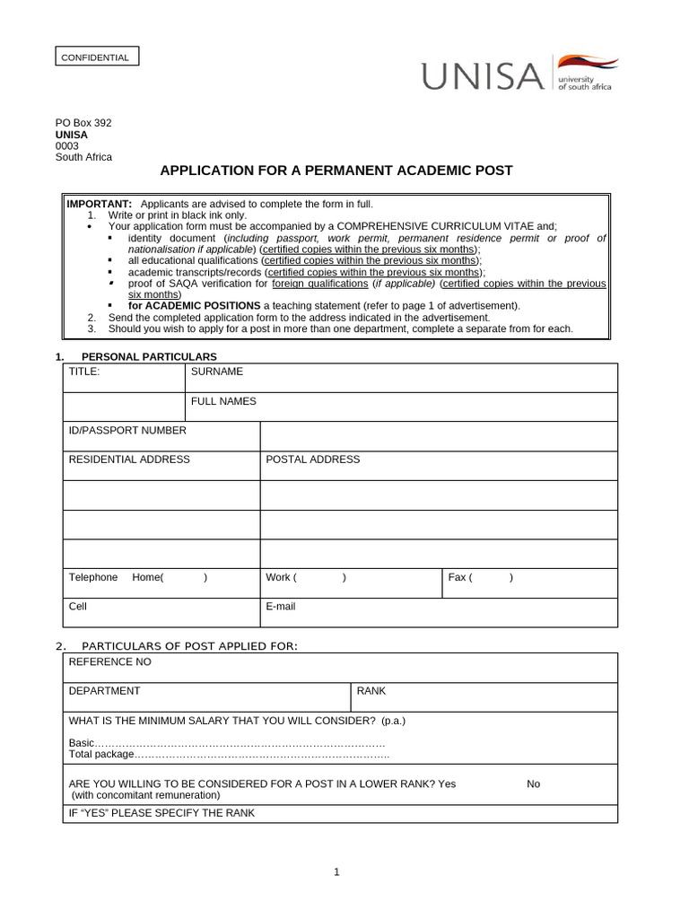 Application Form Acad 1feb2017 | PDF | Citizenship | Academic Degree