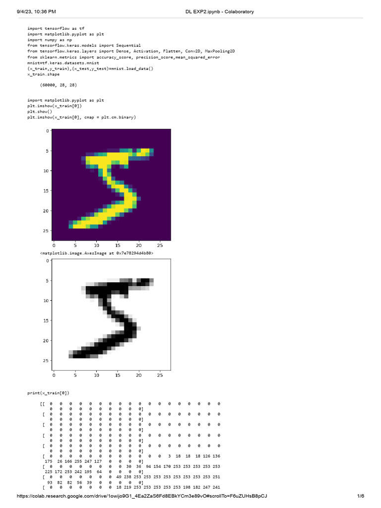 DL EXP2.ipynb - Colaboratory | PDF | Applied Mathematics