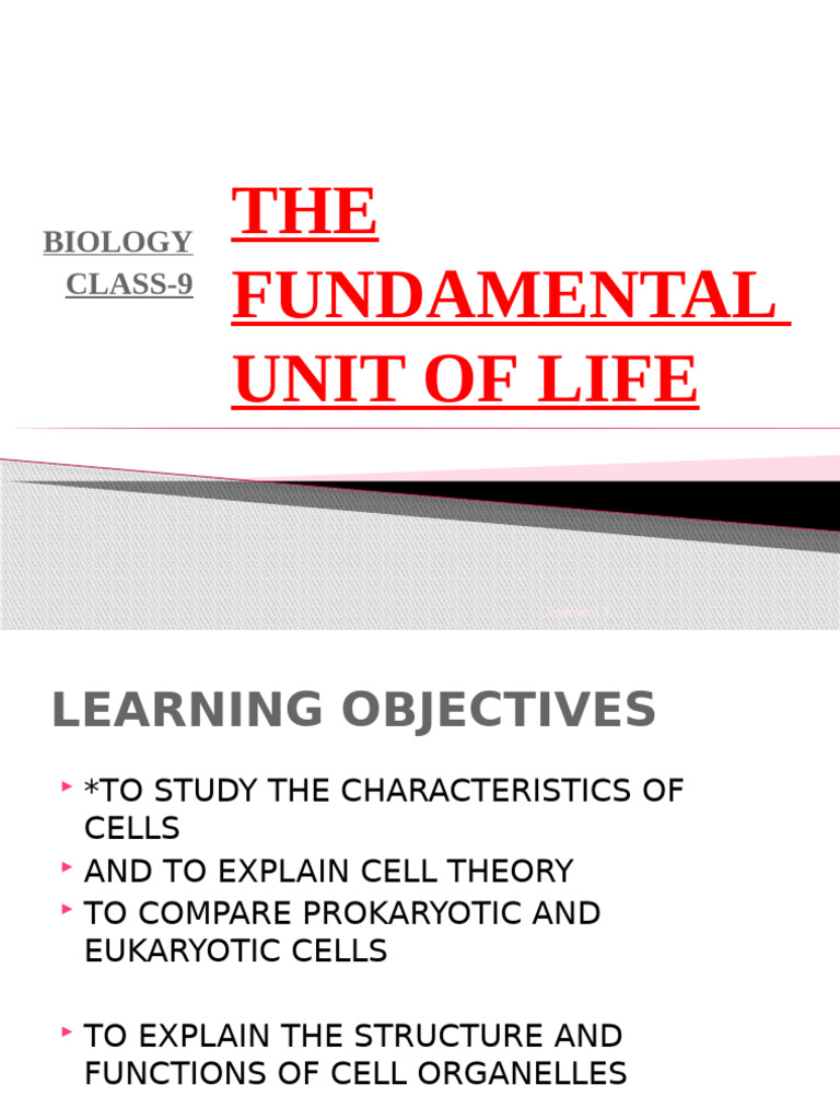 Cell Biology: Prokaryotic vs Eukaryotic | PDF