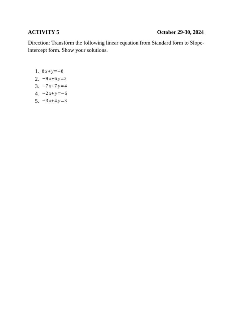 Activity 5 | PDF