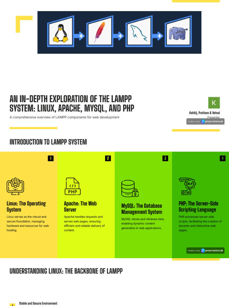 LAMPP System Analysis Presentation | PDF