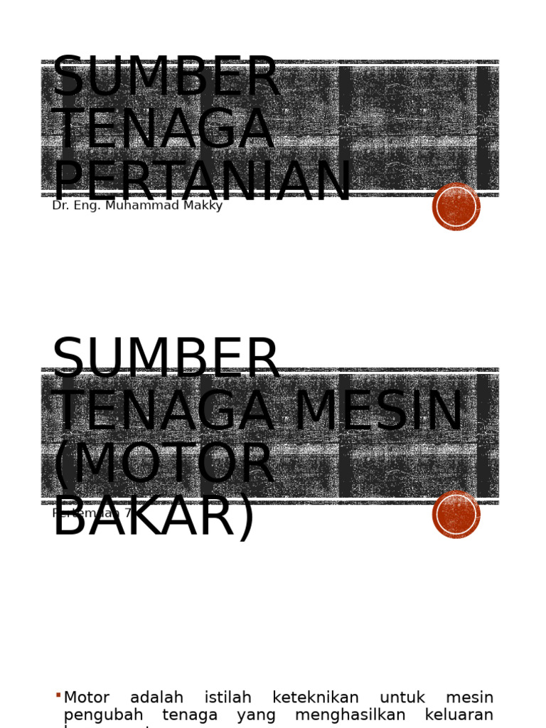 7.sumber Tenaga Mesin | PDF