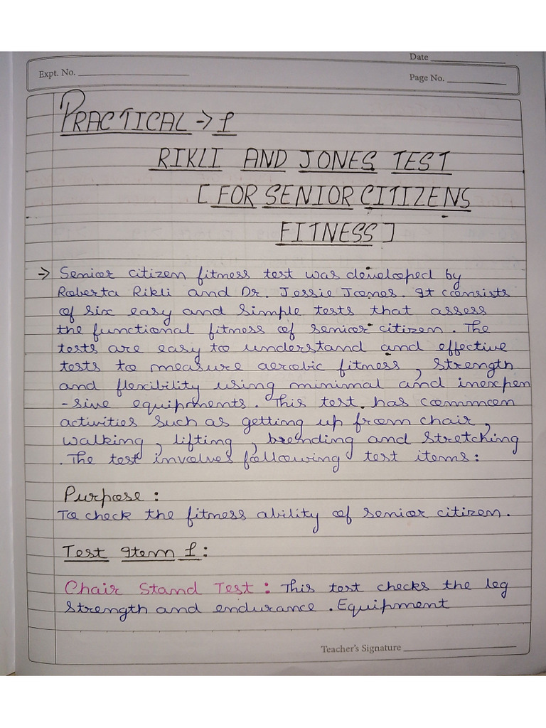 Physical Education Practical File | PDF