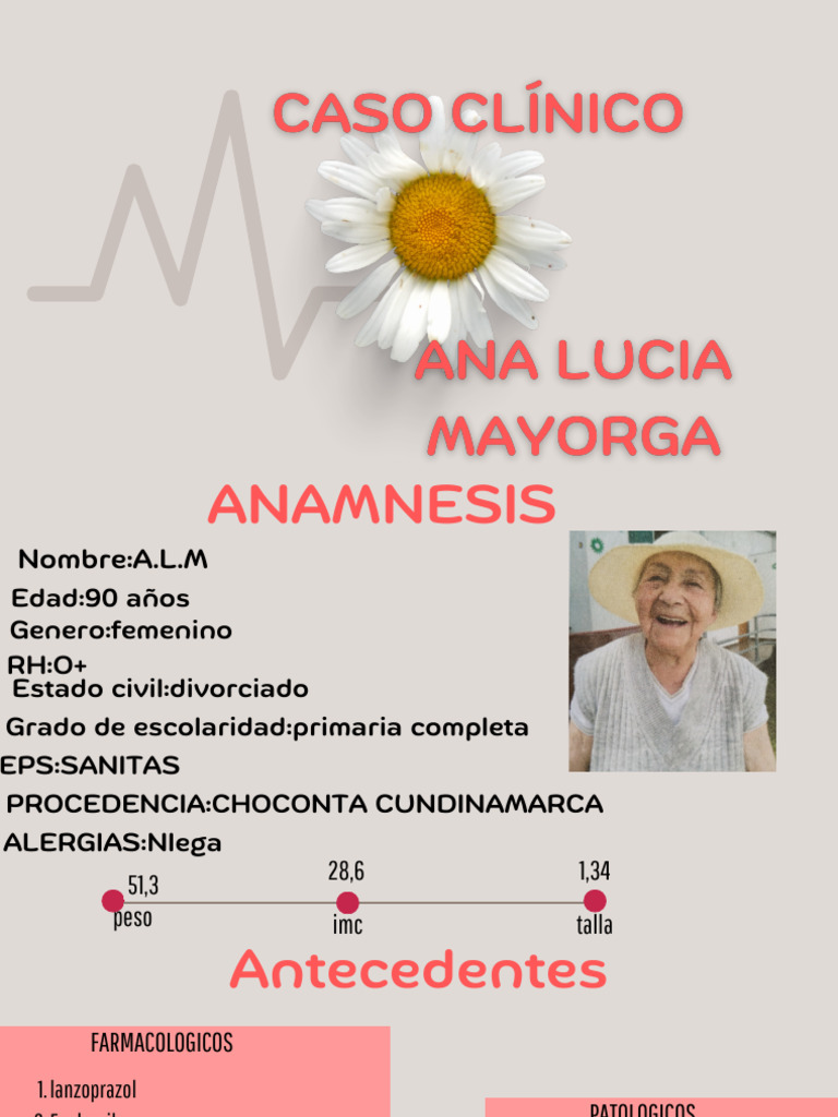 Caso Clinico Ana Lucia Mayorga | PDF | Serotonina | Osteoartritis