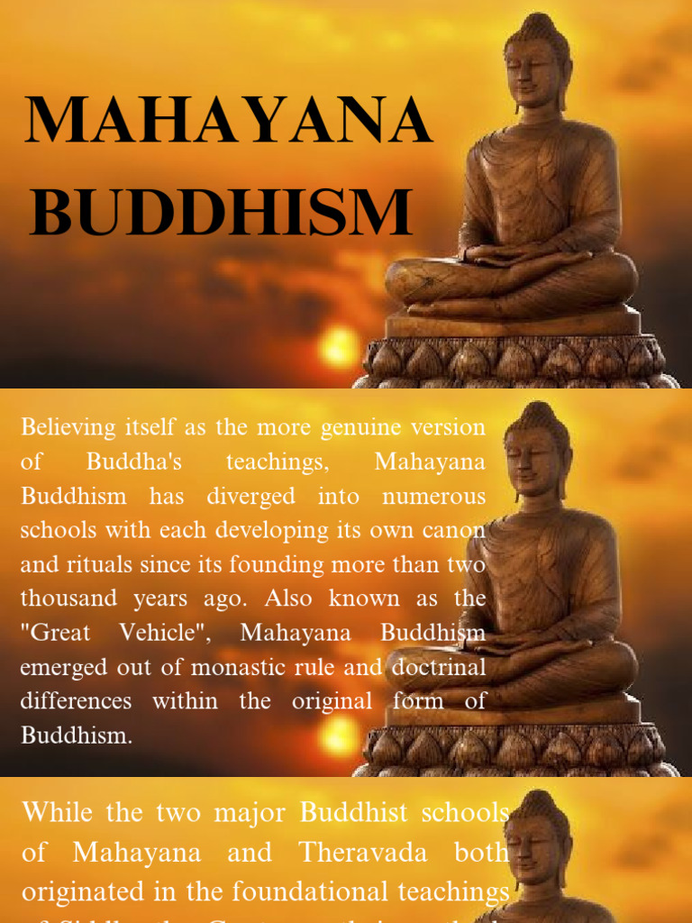 Mahayana Buddhism: Beliefs and Practices | PDF | Bodhisattva | Mahayana